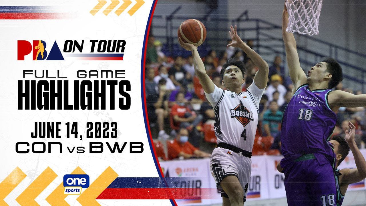Blackwater nips Converge in PBA On Tour | OneSports.PH